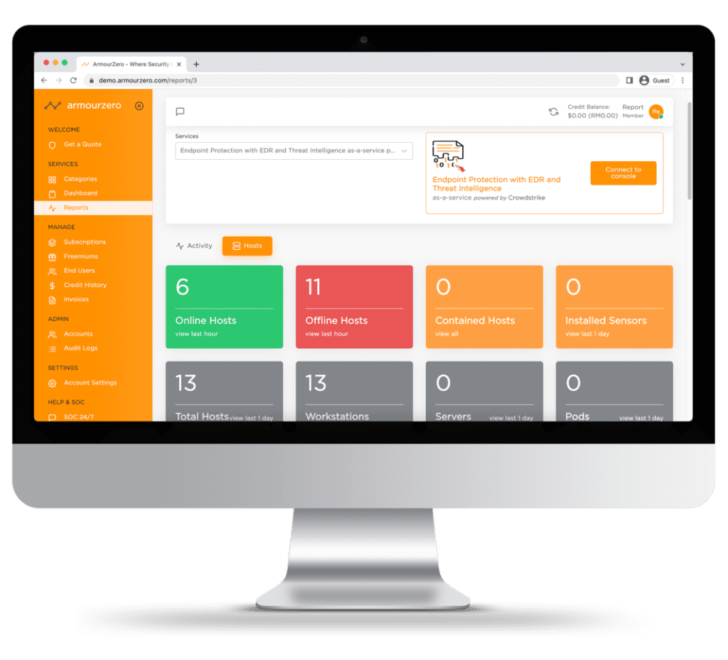 Crowdstrike Endpoint Protection - ArmourZero